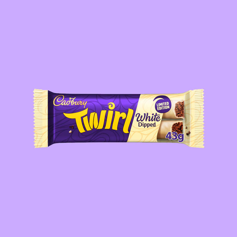 Cadbury Twirl White Dipped 43g (UK) – Exotic Snaxx
