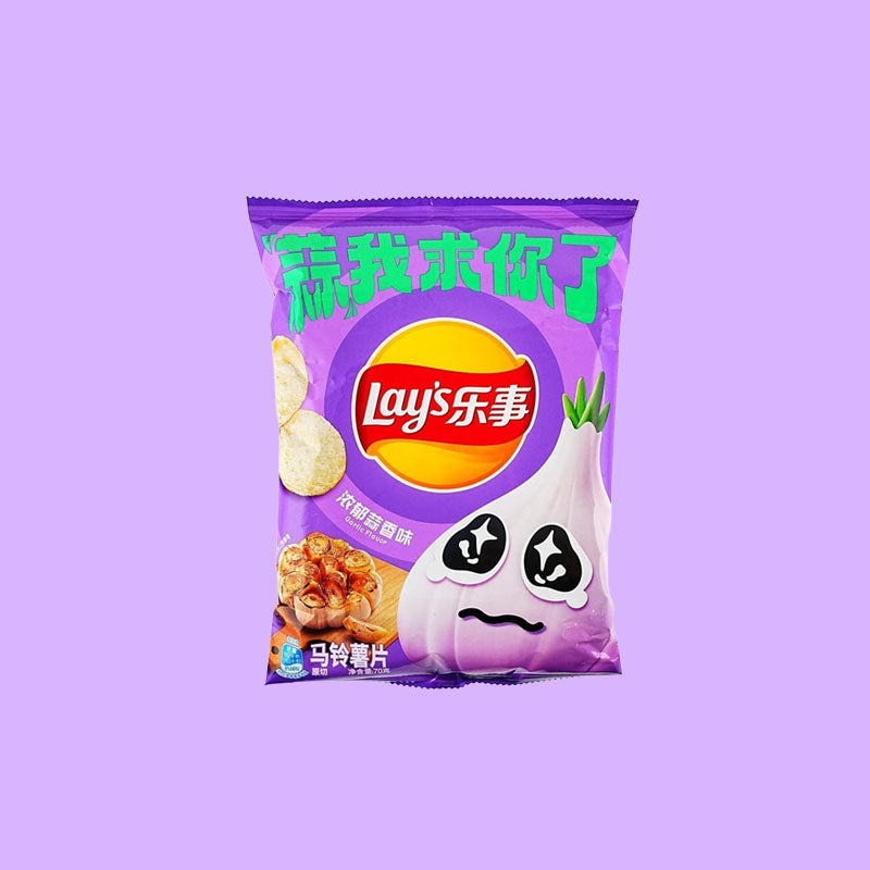 Lay's Rich Garlic 2.46oz (China) – Exotic Snaxx